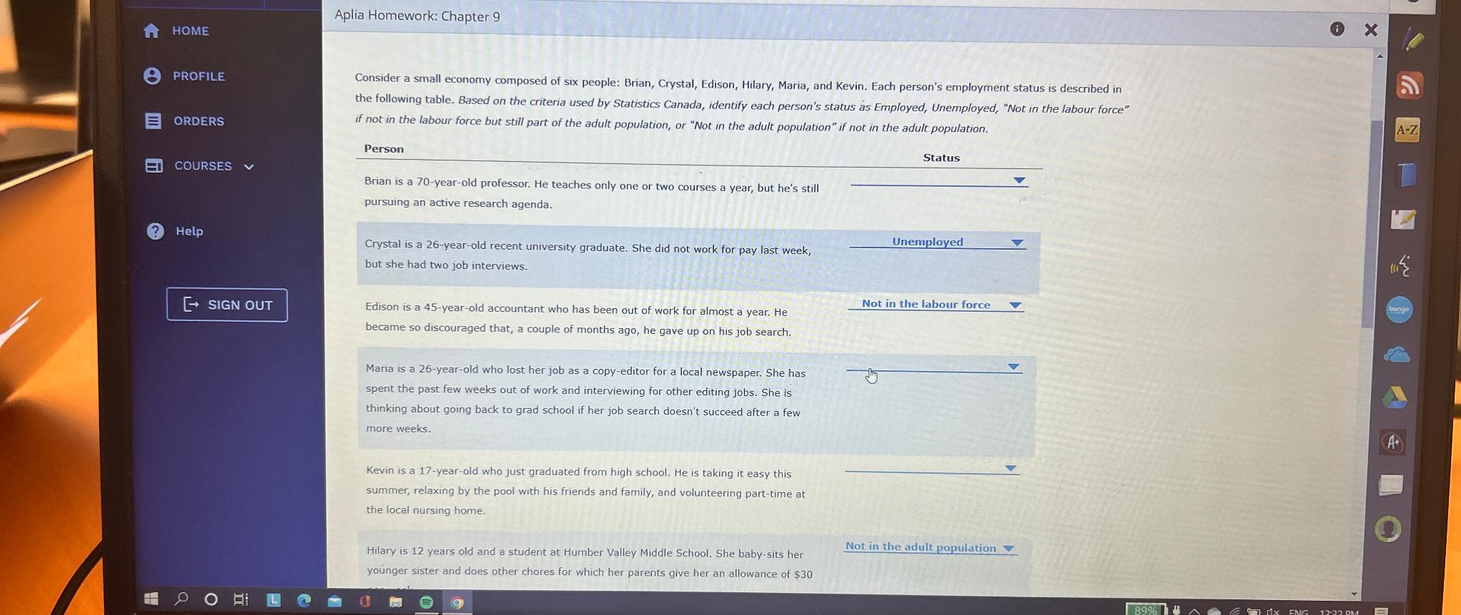 Aplia Homework: Chapter 9HOMEPROFILEORDERSCOURSESHelp | Chegg.com