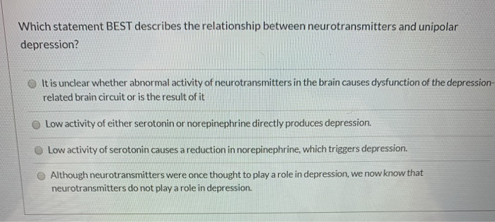 Solved Which statement BEST describes the relationship | Chegg.com