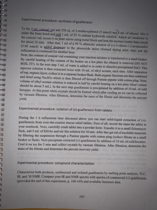 Solved An example of the format for a table of chemicals is | Chegg.com