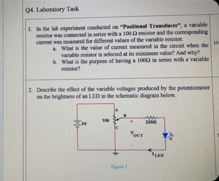 Solved 1. In the lab experiment conducted on "Positional | Chegg.com