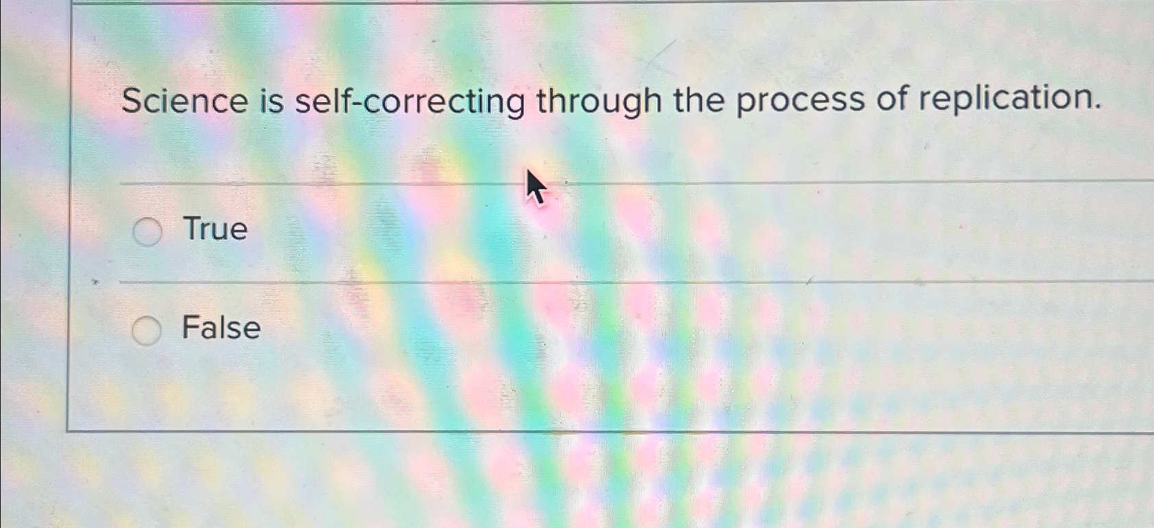 Solved Science is self-correcting through the process of | Chegg.com