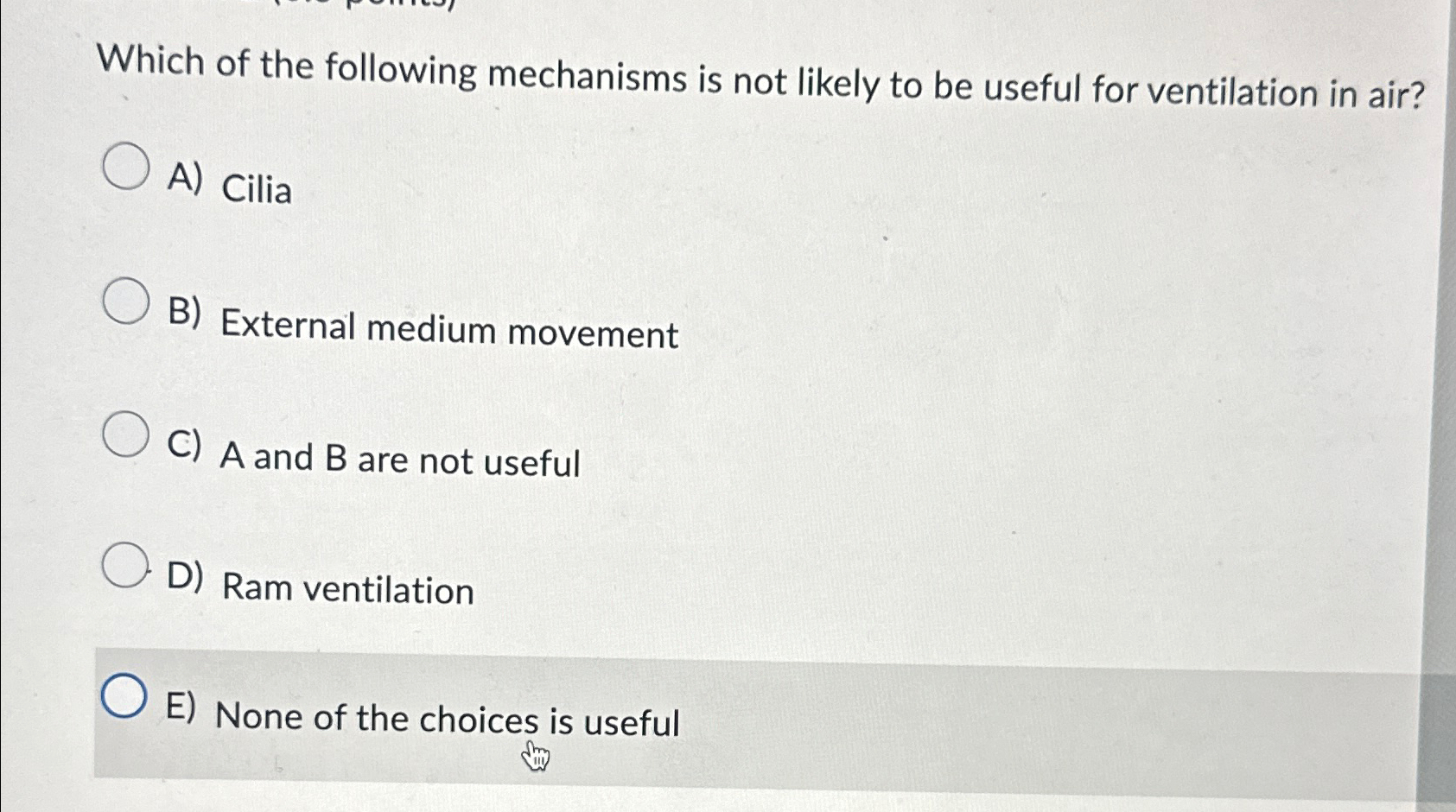 Solved Which of the following mechanisms is not likely to be | Chegg.com