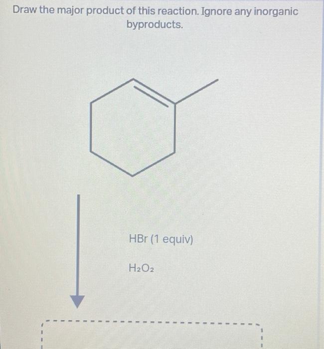 Solved Draw the major and minor products of the E2 | Chegg.com