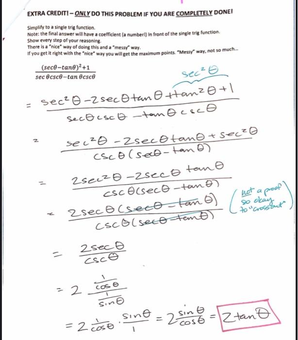 Solved EXTRA CREDIT! - ONLY DO THIS PROBLEM IF YOU ARE | Chegg.com