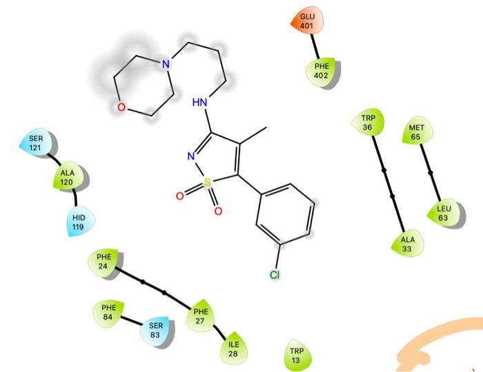 using the ligand map as guide, design an analog that | Chegg.com