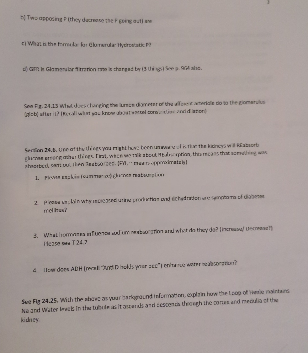Solved by an EXPERT b) ﻿Two opposing P (they decrease the P going out) | Chegg.com