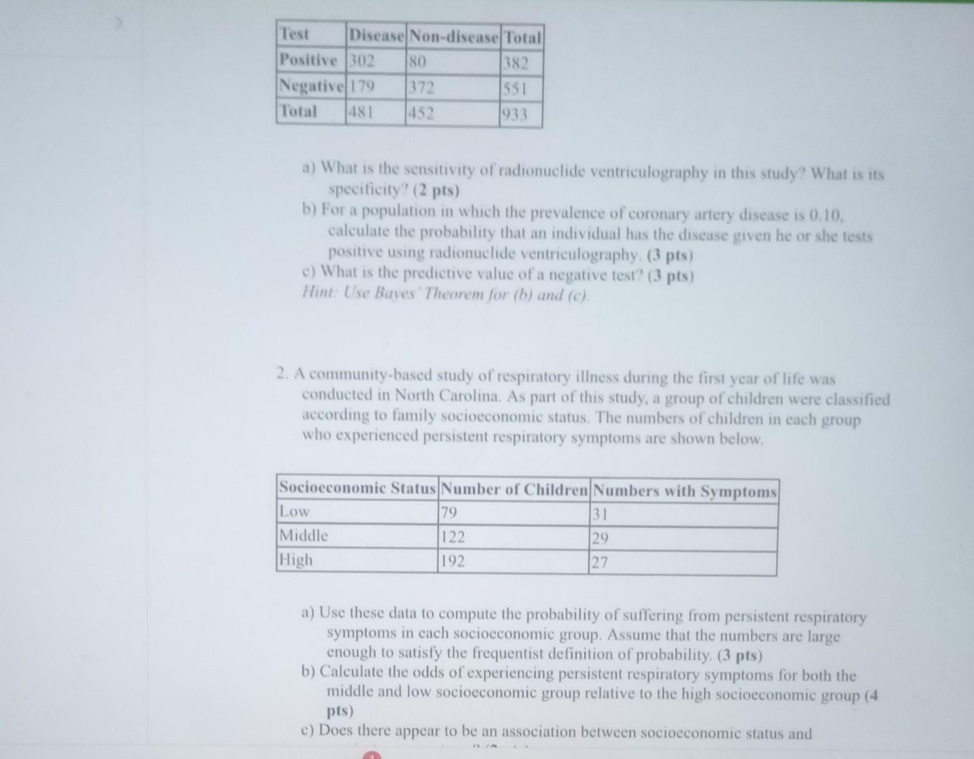 Solved a) What is the sensitivity of radionuclide | Chegg.com