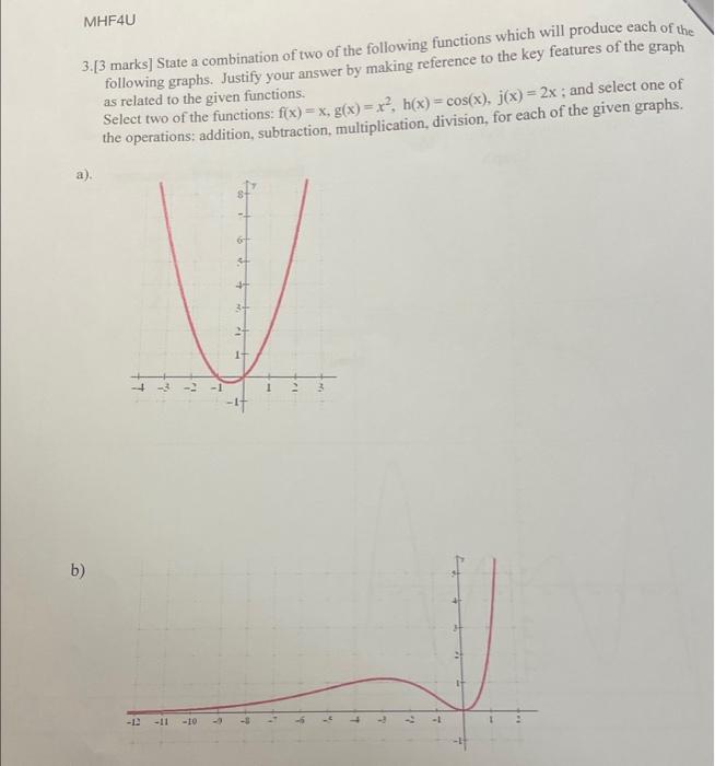 Solved 3. State a combination of two of the following | Chegg.com