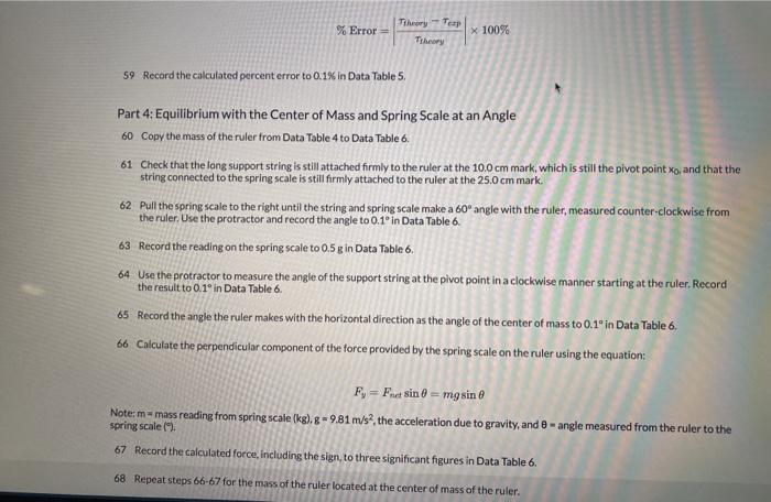 Solved Data Table 1: Mass of Washers and Ruler Mass of 5 | Chegg.com