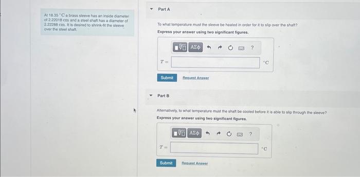 Solved As 1835∘C a terass skeve has an inside dannter of | Chegg.com