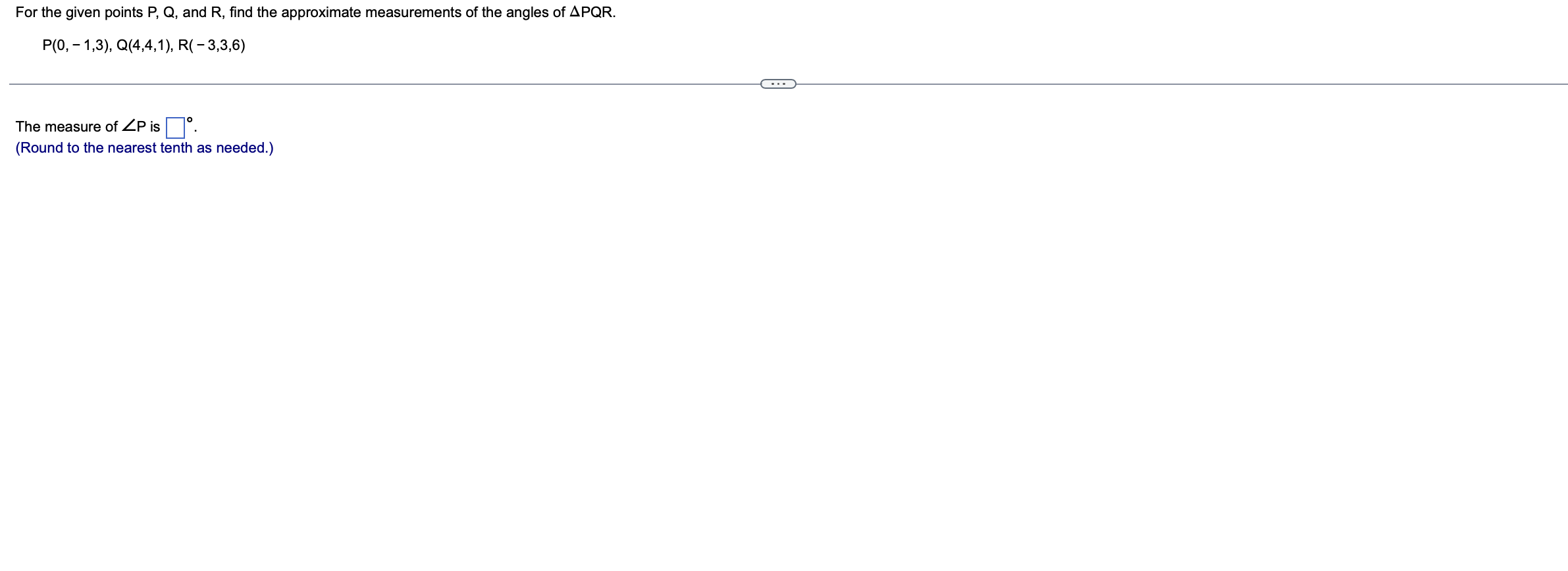 Solved For the given points P,Q, ﻿and R, ﻿find the | Chegg.com