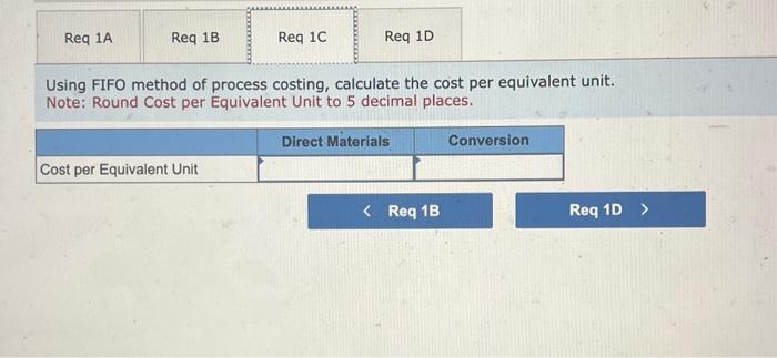 Solved Using FIFO method of process costing, reconcile the | Chegg.com