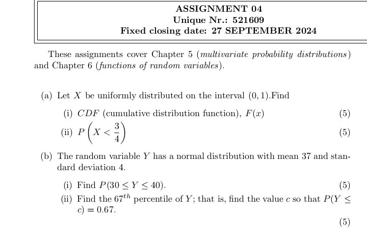 Solved These assignments cover Chapter 5 (multivariate | Chegg.com