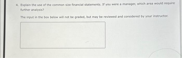 Solved Common-Size Financial Statement Analysis Using Excel | Chegg.com