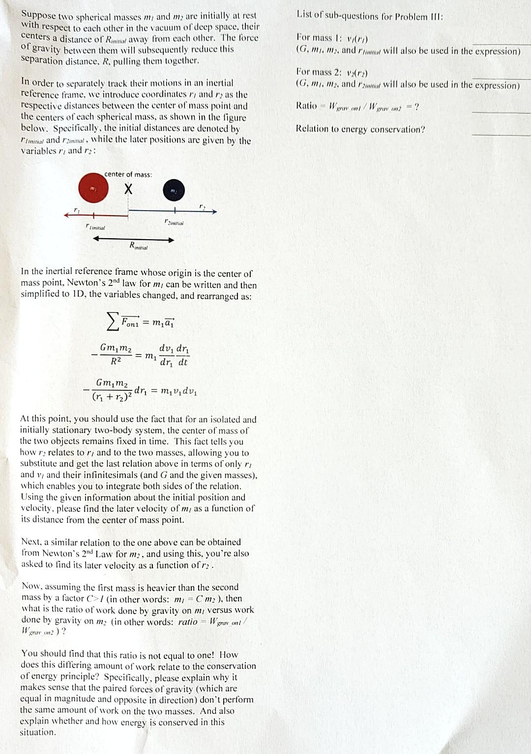 Solved In the inertial reference frame whose origin is the | Chegg.com