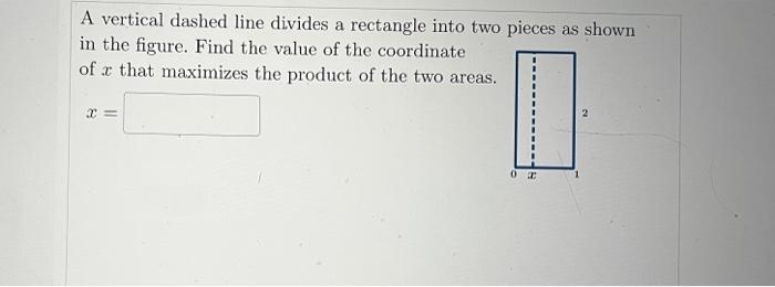 Solved A vertical dashed line divides a rectangle into two | Chegg.com