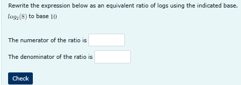Solved Rewrite the expression below as an equivalent ratio | Chegg.com