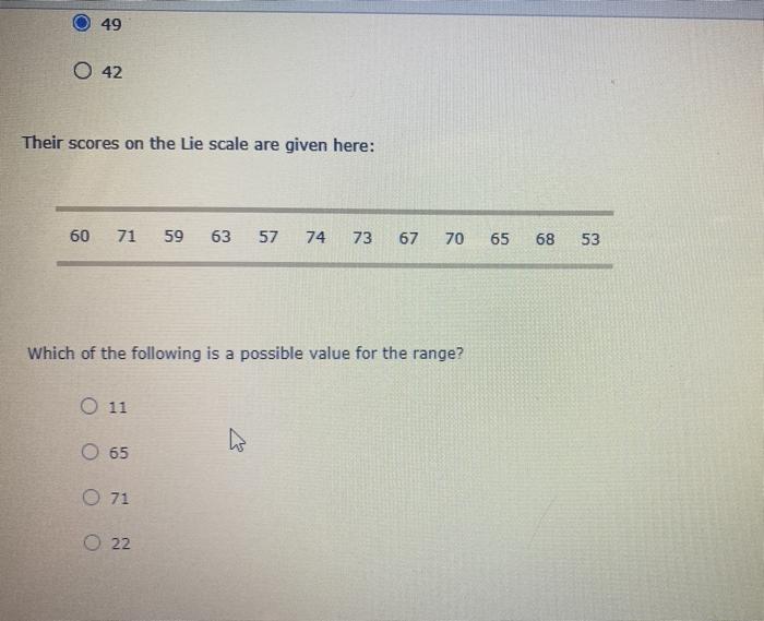 3. Different ways of calculating range The Minnesota | Chegg.com