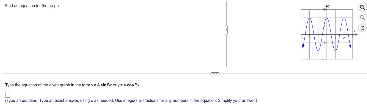 Solved q20Find an equation for the graph.Type the equation | Chegg.com