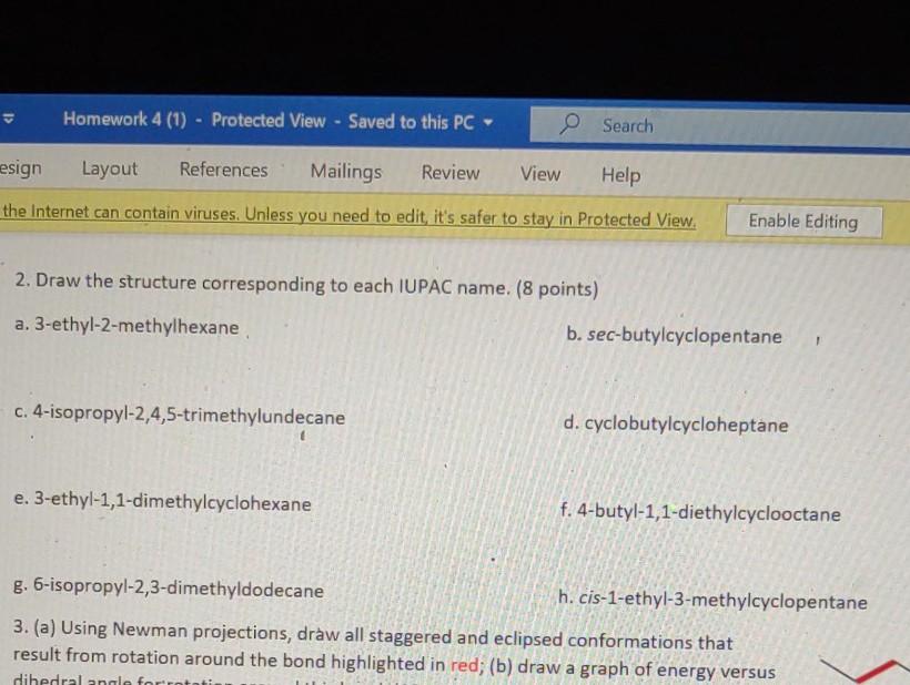 Solved Home Ryan Homework 4 (1) . Protected View • Saved to | Chegg.com