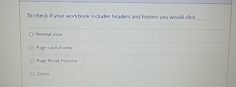 Solved To check if your workbook includes headers and | Chegg.com