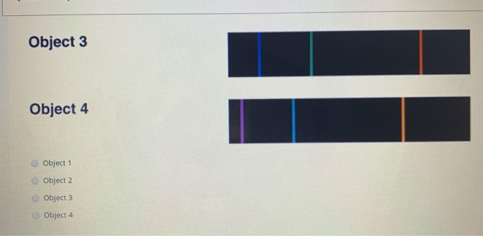 Solved QUESTION 24 There are laboratory spectrum of object | Chegg.com
