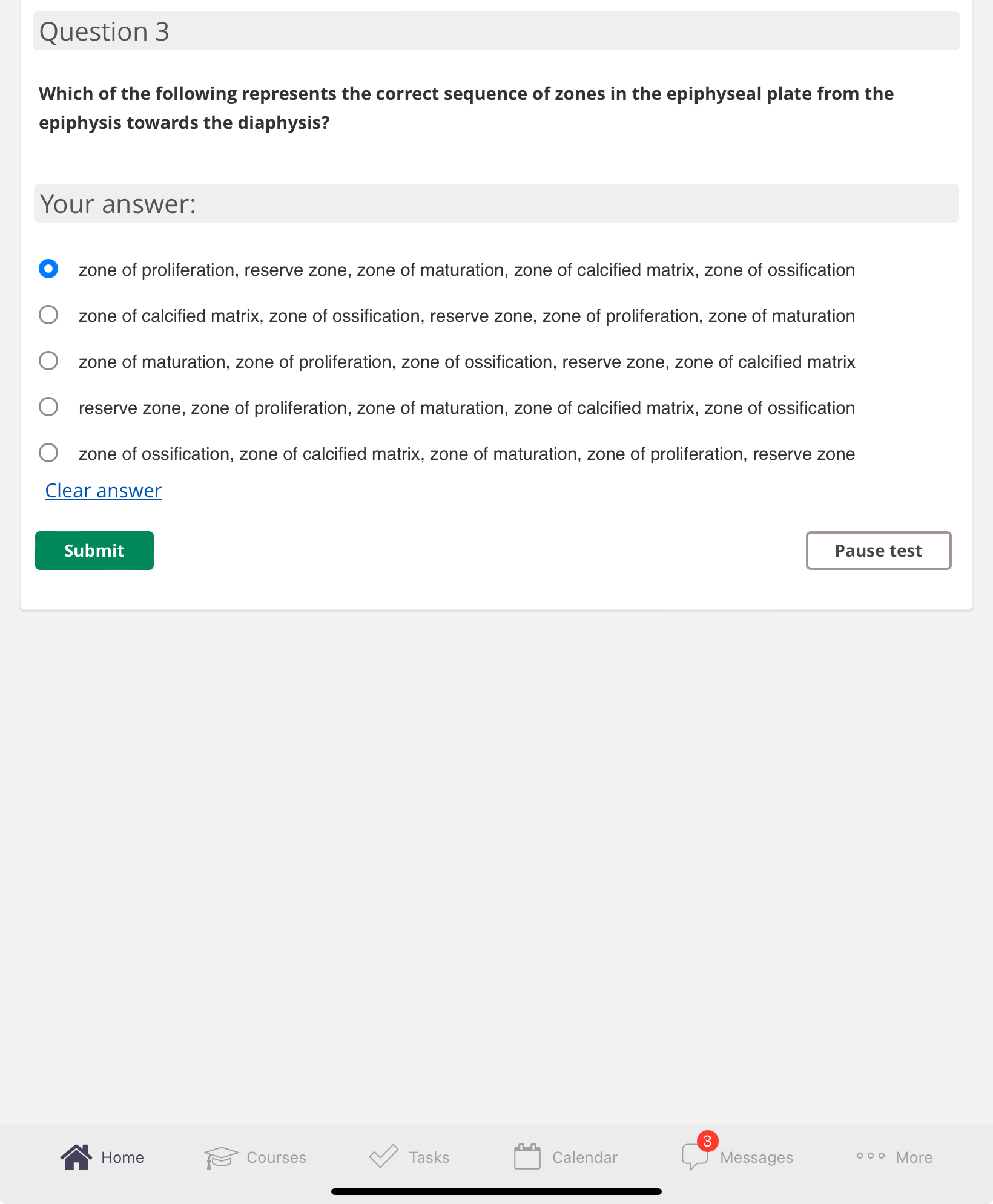 Solved Question 3Which of the following represents the | Chegg.com