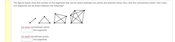 Solved The figures below show the number of line segments | Chegg.com