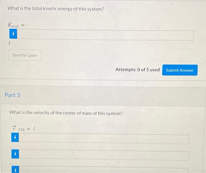 Solved Consider a system of two objects. Object #1 has a | Chegg.com
