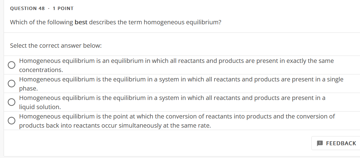 Solved QUESTION 48 - 1 ﻿POINTWhich of the following best | Chegg.com