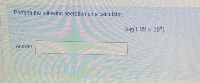 Solved Perform the following operation and express your | Chegg.com