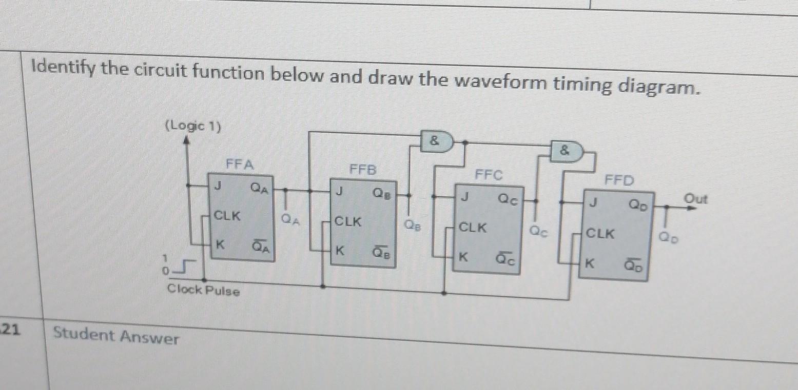 Solved Identify The Circuit Function Below And Draw The