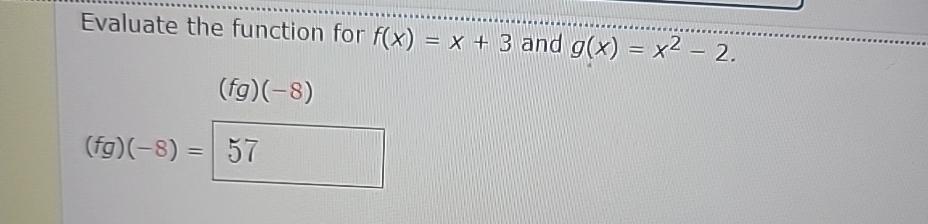 Solved Evaluate the function for f(x)=x+3 ﻿and | Chegg.com