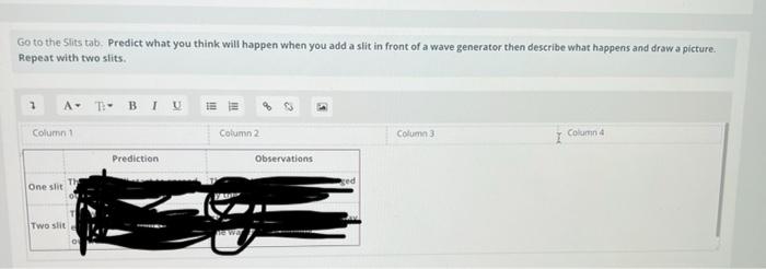 Solved Open the Wave Interference PhET simulation. On the | Chegg.com