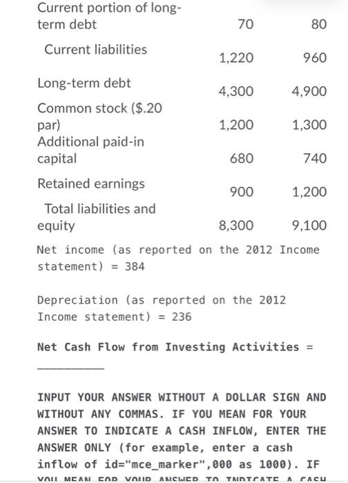 Solved Using the following information, compute Net Cash | Chegg.com
