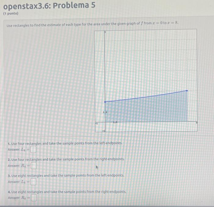 Solved Use rectangles to find the estimate of each type for | Chegg.com