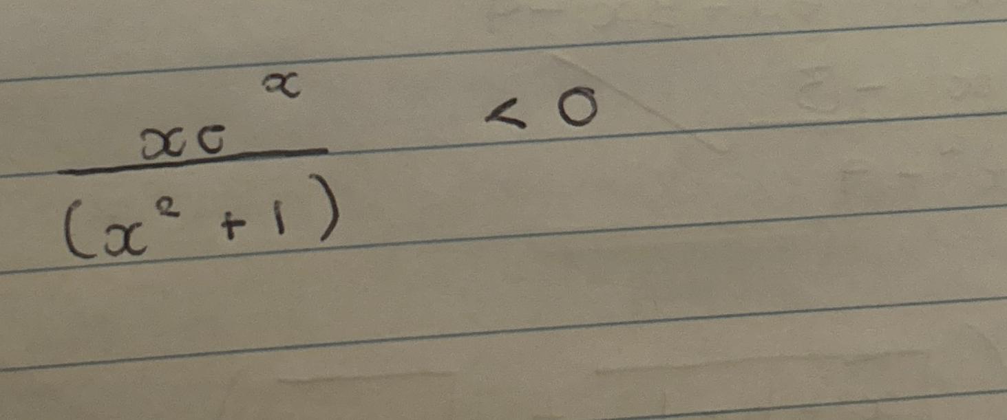 Solved xex(x2+1)