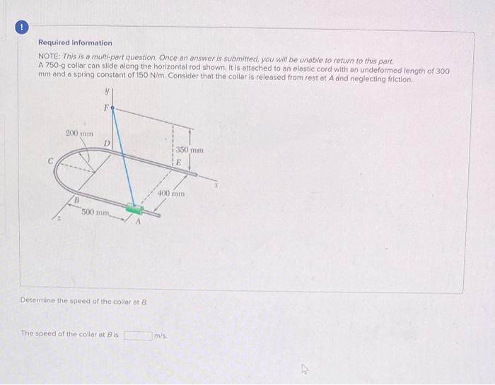 Solved Required information NOTE: This is a multi-part | Chegg.com