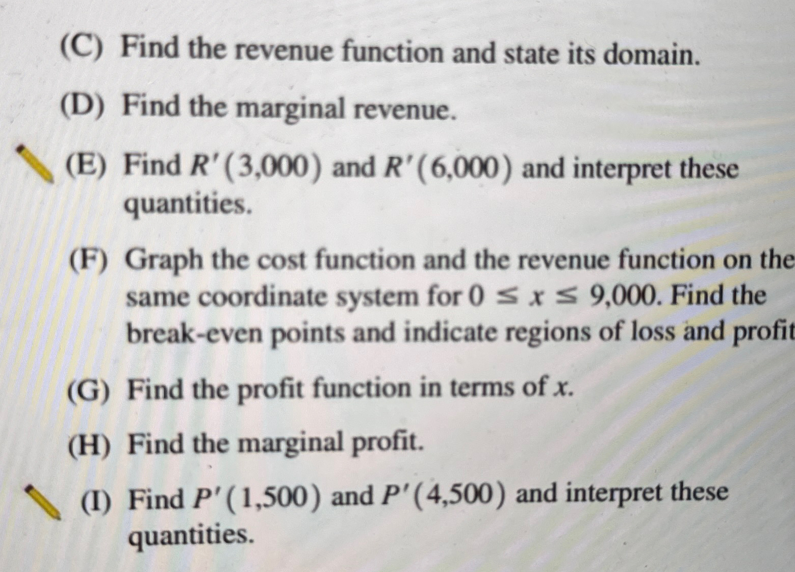 Solved Revenue, cost, and profit. The price-demand equation | Chegg.com