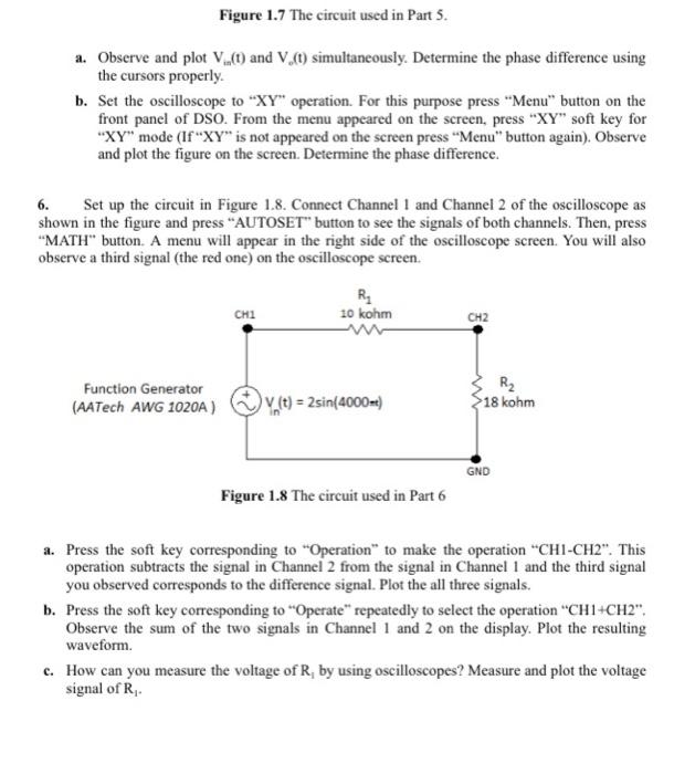 EXPERIMENT 1 DIGITAL STORAGE OSCILLOSCOPE 1.1 | Chegg.com