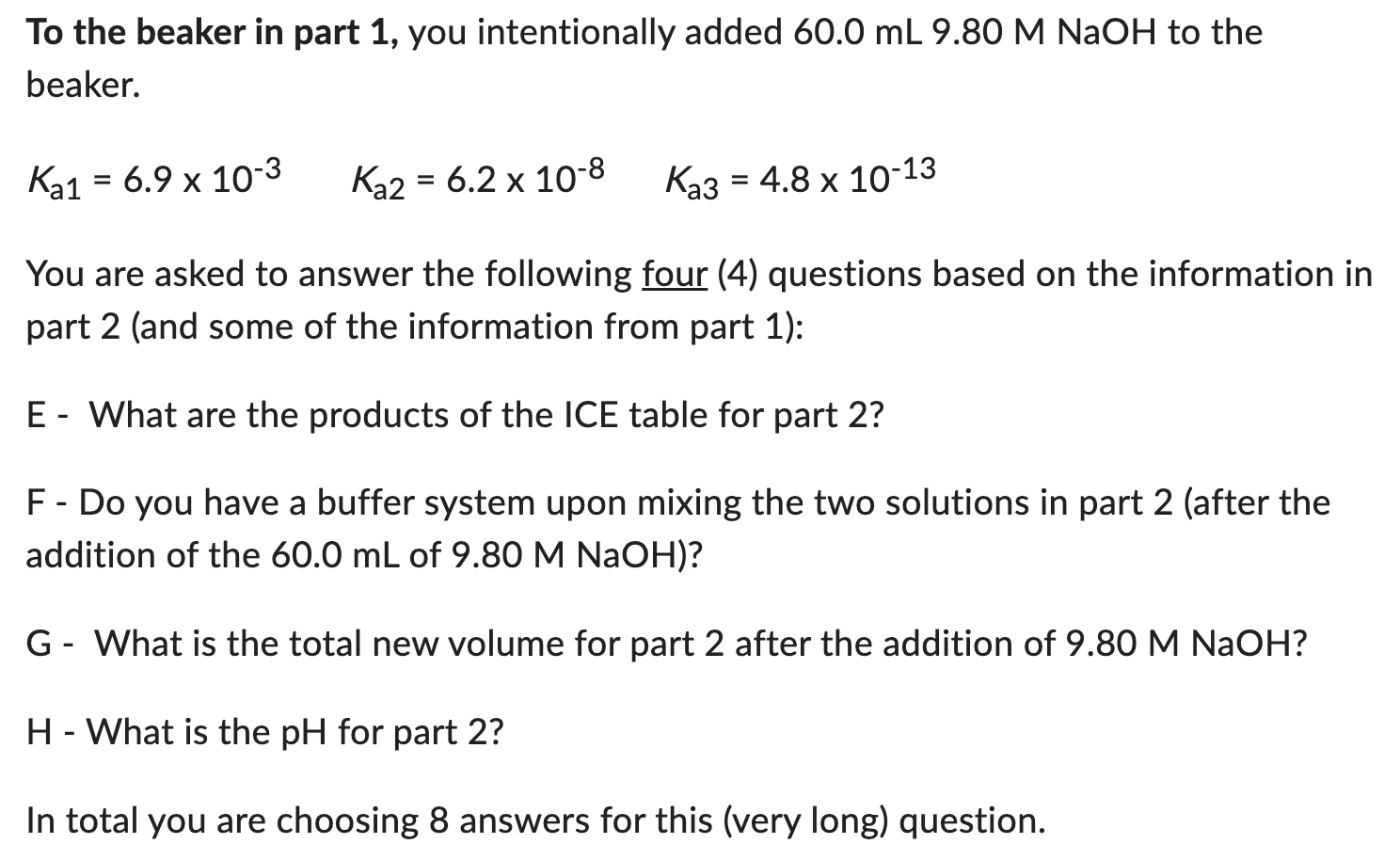 You are studying a 600.0mL ﻿solution which contains | Chegg.com