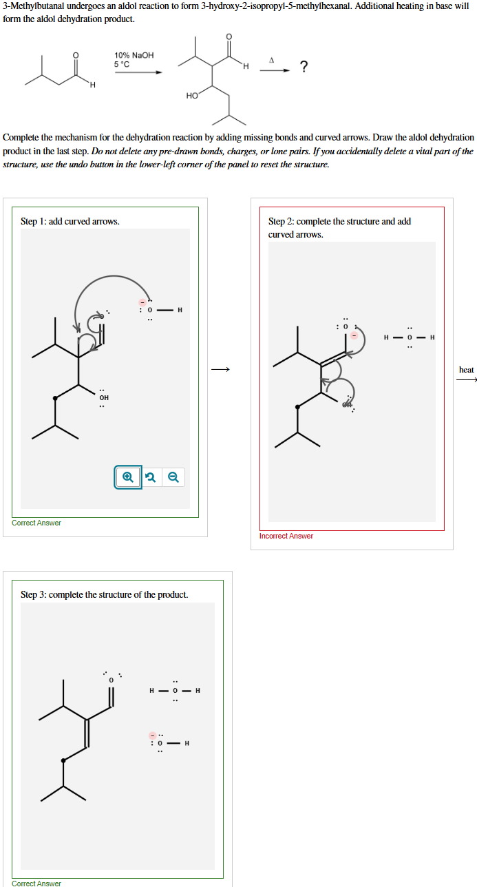 Solved Complete the mechanism for the dehydration reaction | Chegg.com