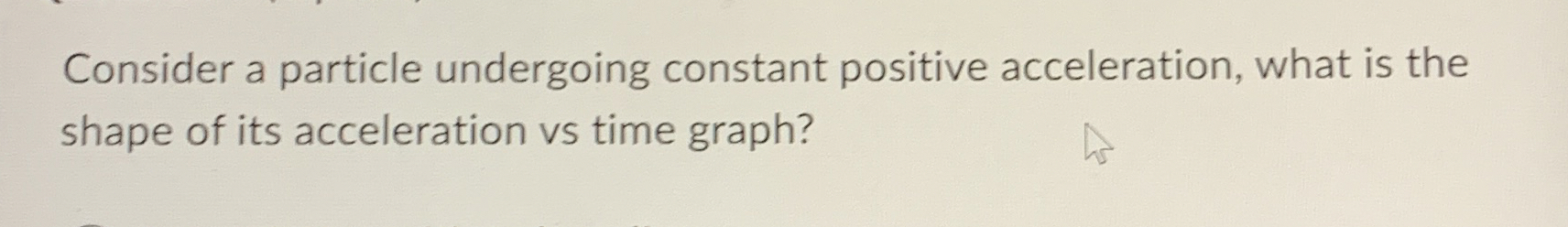 Solved Consider a particle undergoing constant positive | Chegg.com