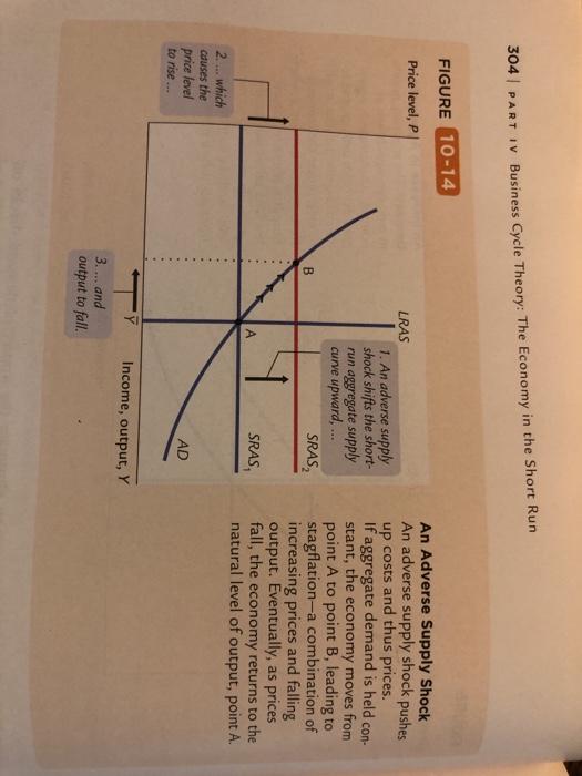Solved Use the AD-SRAS-LRAS model and diagram of chapter 10 | Chegg.com