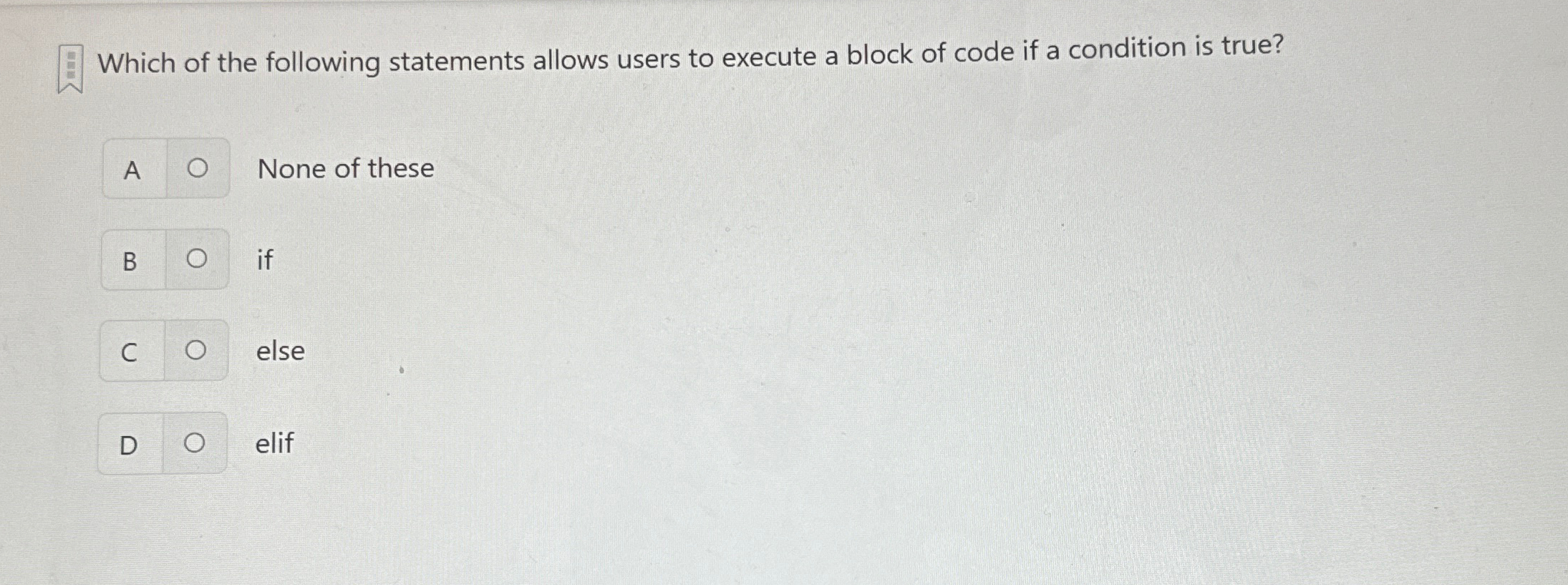 Solved Which of the following statements allows users to | Chegg.com