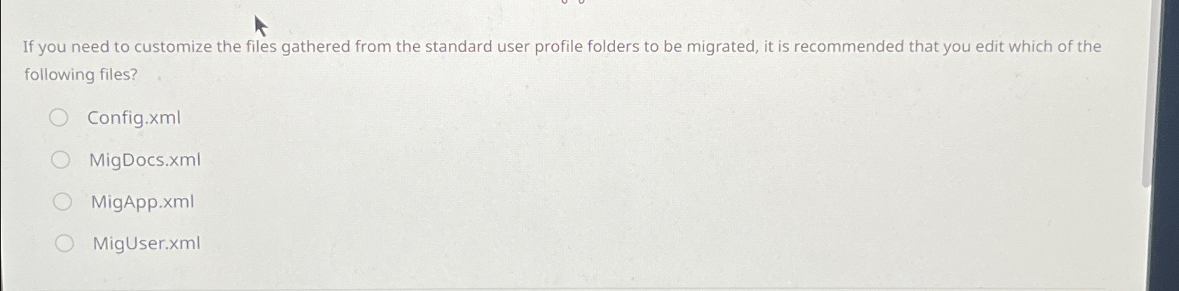 Solved If you need to customize the files gathered from the | Chegg.com
