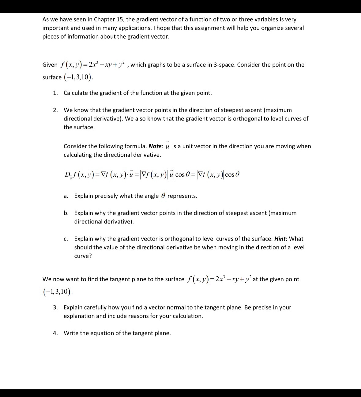 As we have seen in Chapter 15, ﻿the gradient vector | Chegg.com