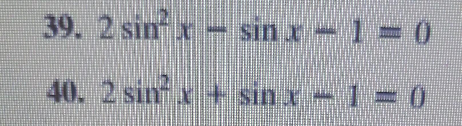 Solved This problem involves trigonometric equation | Chegg.com
