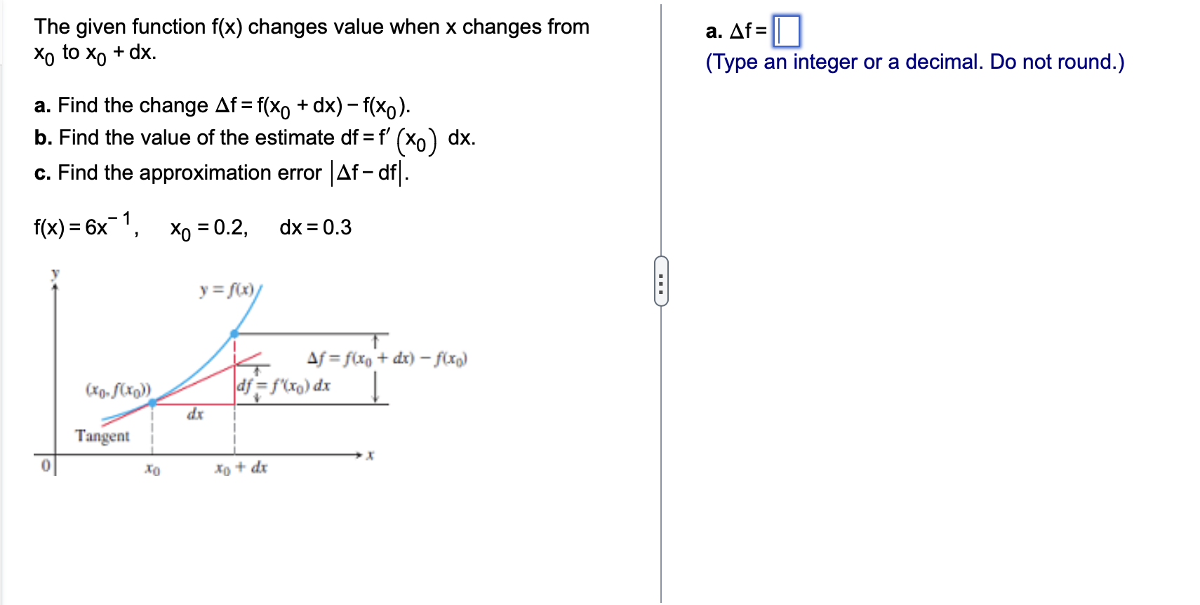 Solved The given function f(x) ﻿changes value when x | Chegg.com