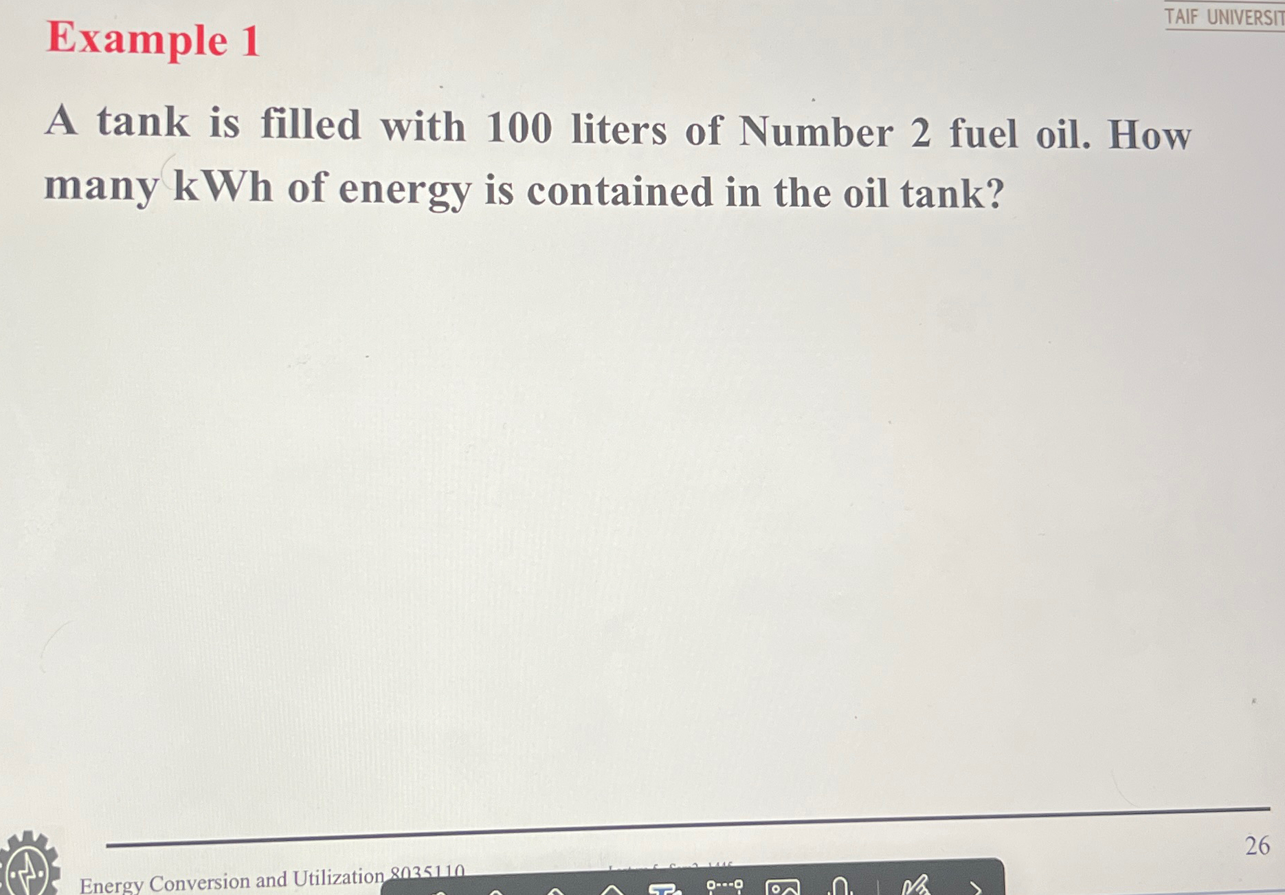 Solved Example 1A tank is filled with 100 ﻿liters of Number | Chegg.com